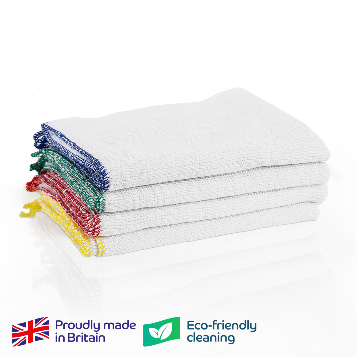 Stockinette UK recycled colour coded dish cloth - Pack of 10 - Lime ...