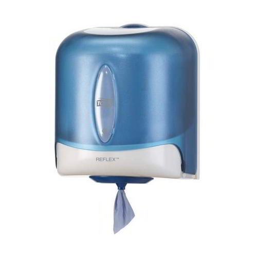 Tork Reflex Single Sheet Centrefeed Dispenser White/Turquoise (M4 ...