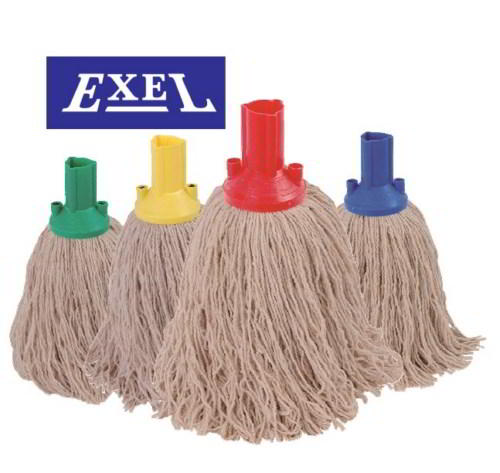 Exel colour coded twine 200grm mop head (Pack 10 ) - Lime Supply