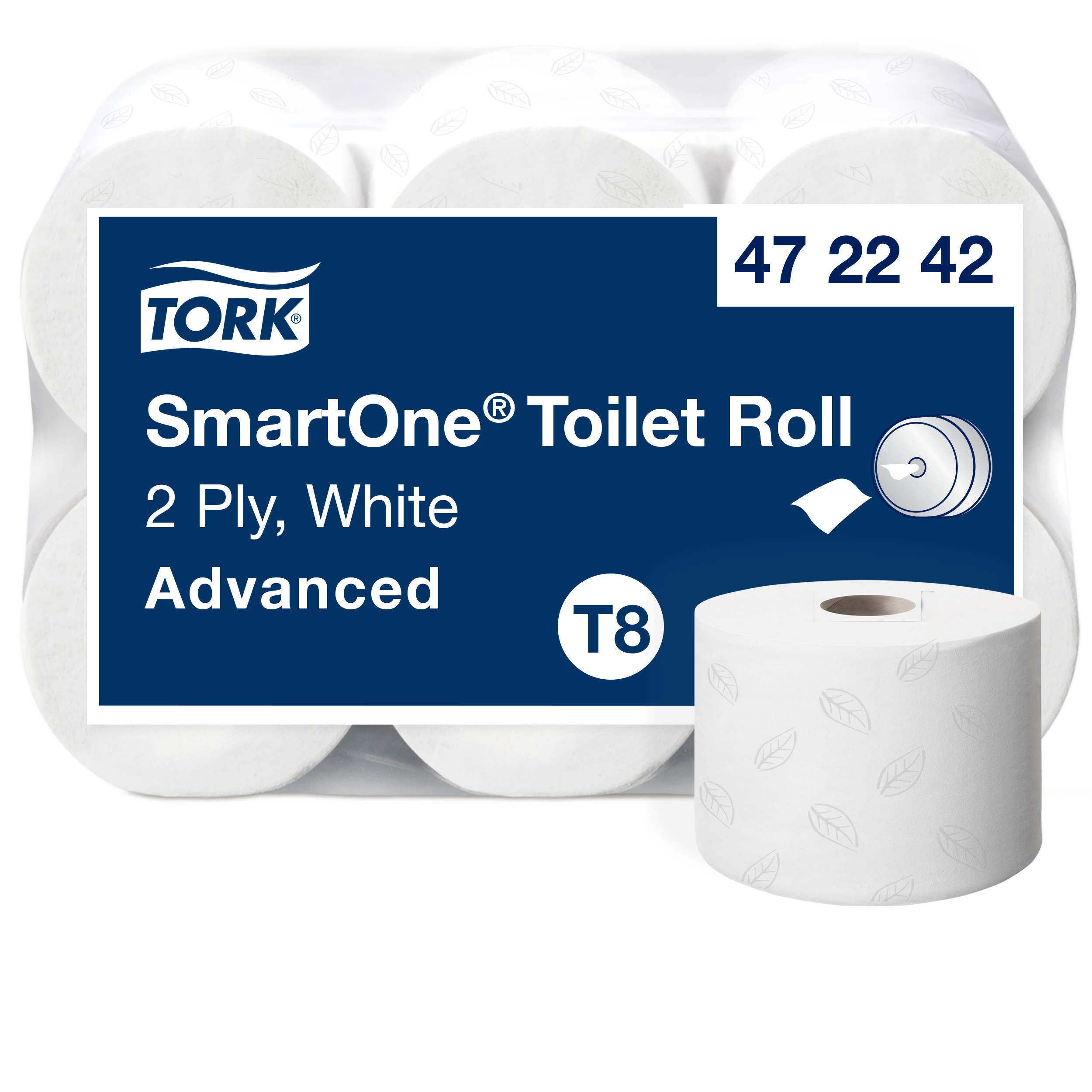 Tork Advanced SmartOne Toilet Roll (T8) 472242 Eco Label - Lime ...