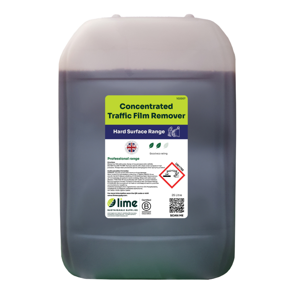 Concentrated Traffic Film Remover 25 Litres - Lime Sustainable Supplies