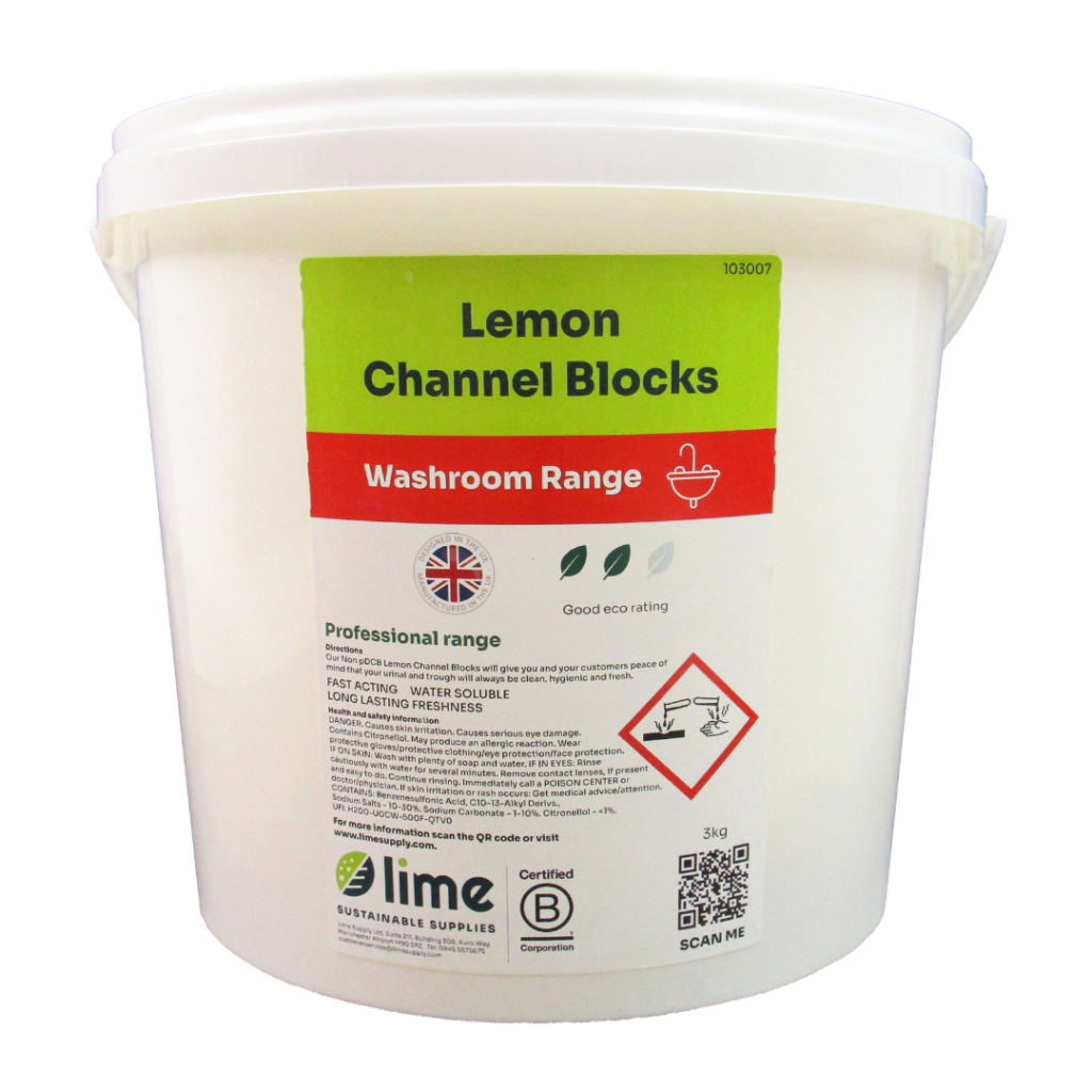 Lemon channel blocks 3kg (Non PDCB) - Lime Sustainable Supplies