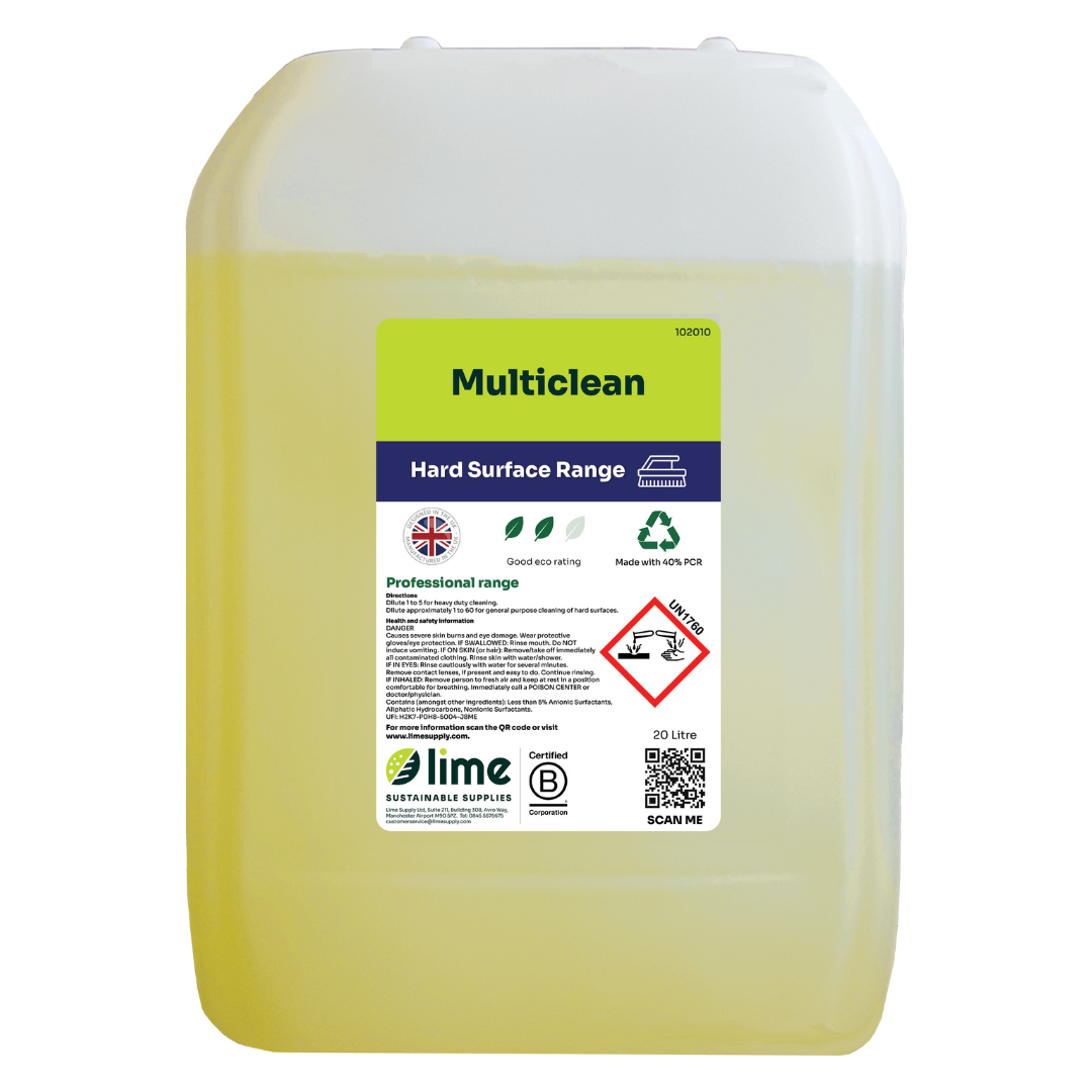Multiclean 20 Litre - Lime Sustainable Supplies