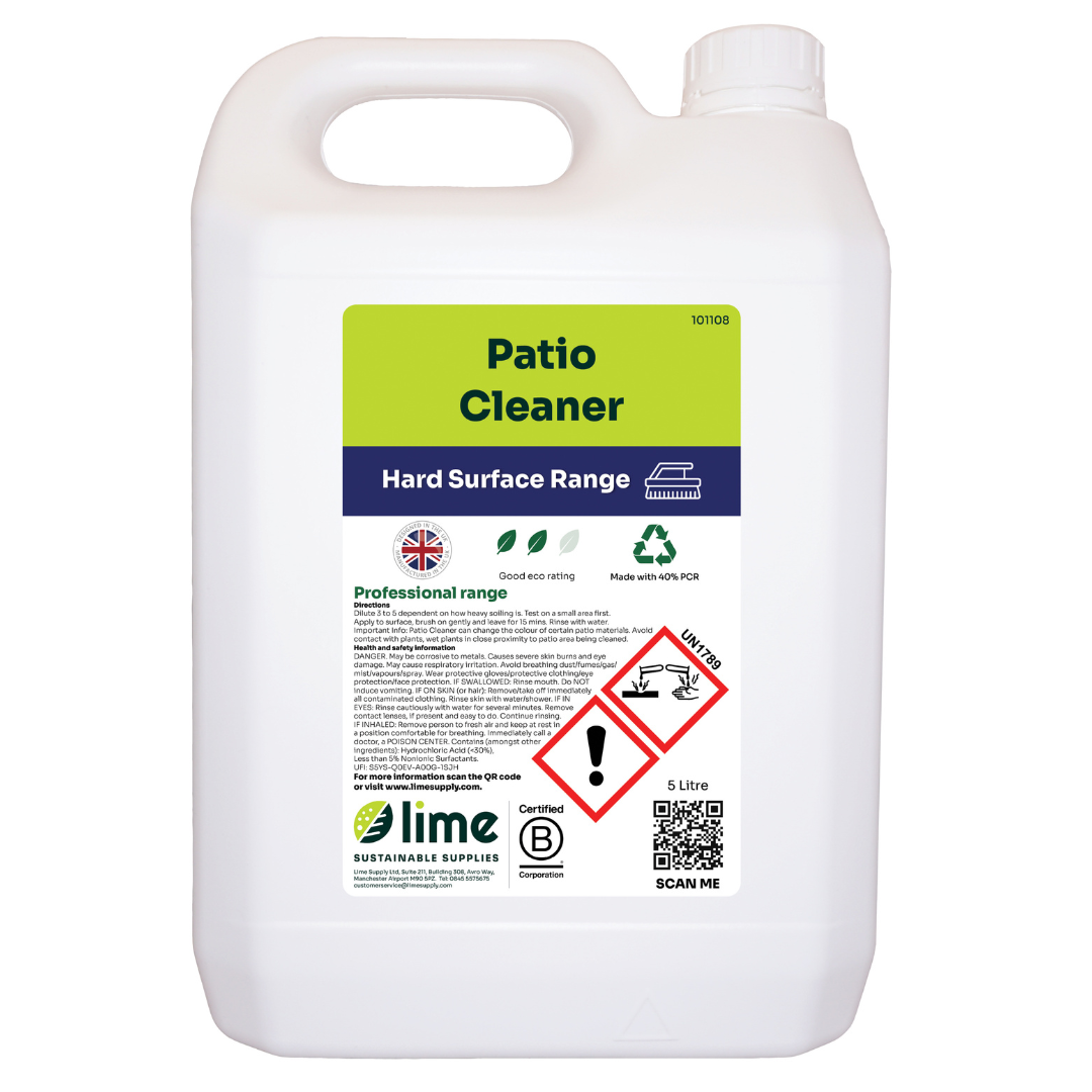 Patio Cleaner 2x5lt - Lime Sustainable Supplies