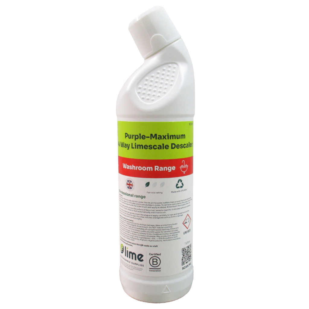 Lime Purple Maximum 4 Way Limescale Descaler 6x1lt - Lime Sustainable ...