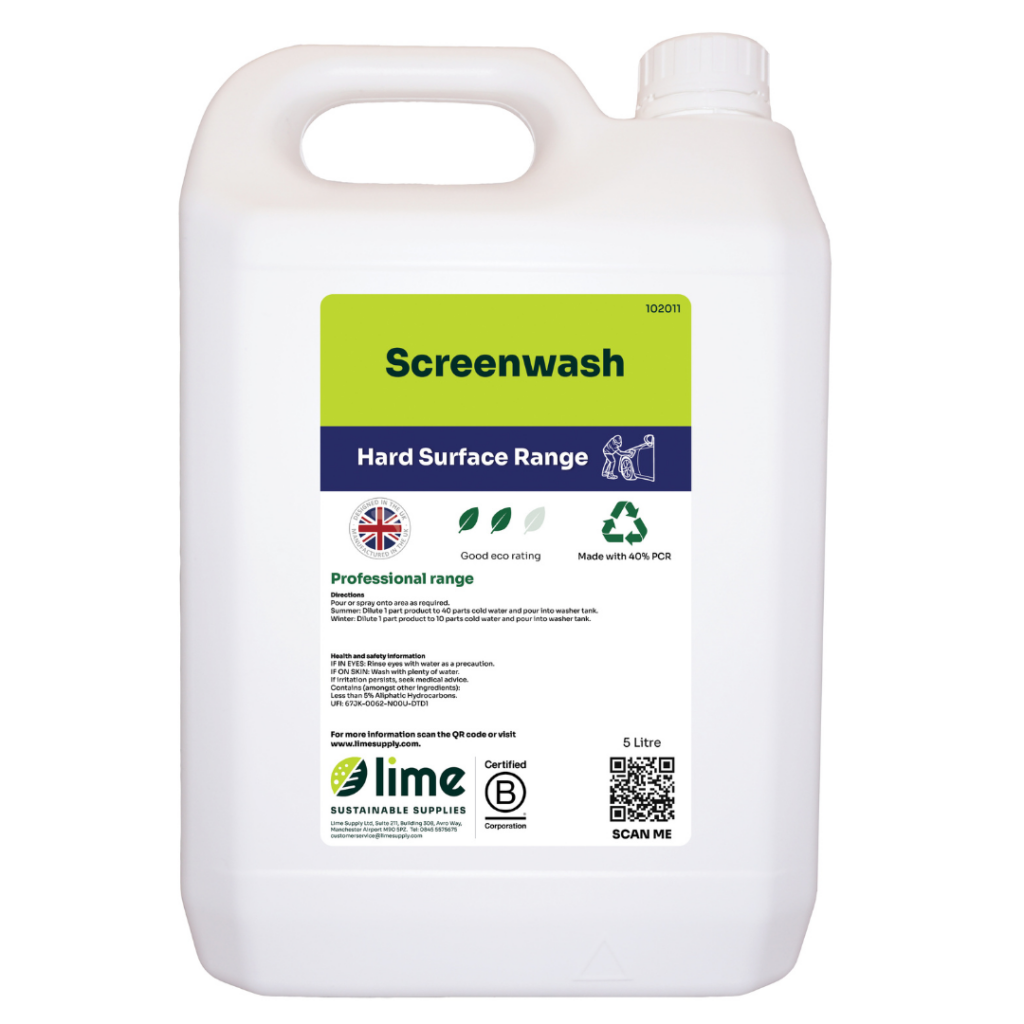 Screenwash 2x5lt - Lime Sustainable Supplies