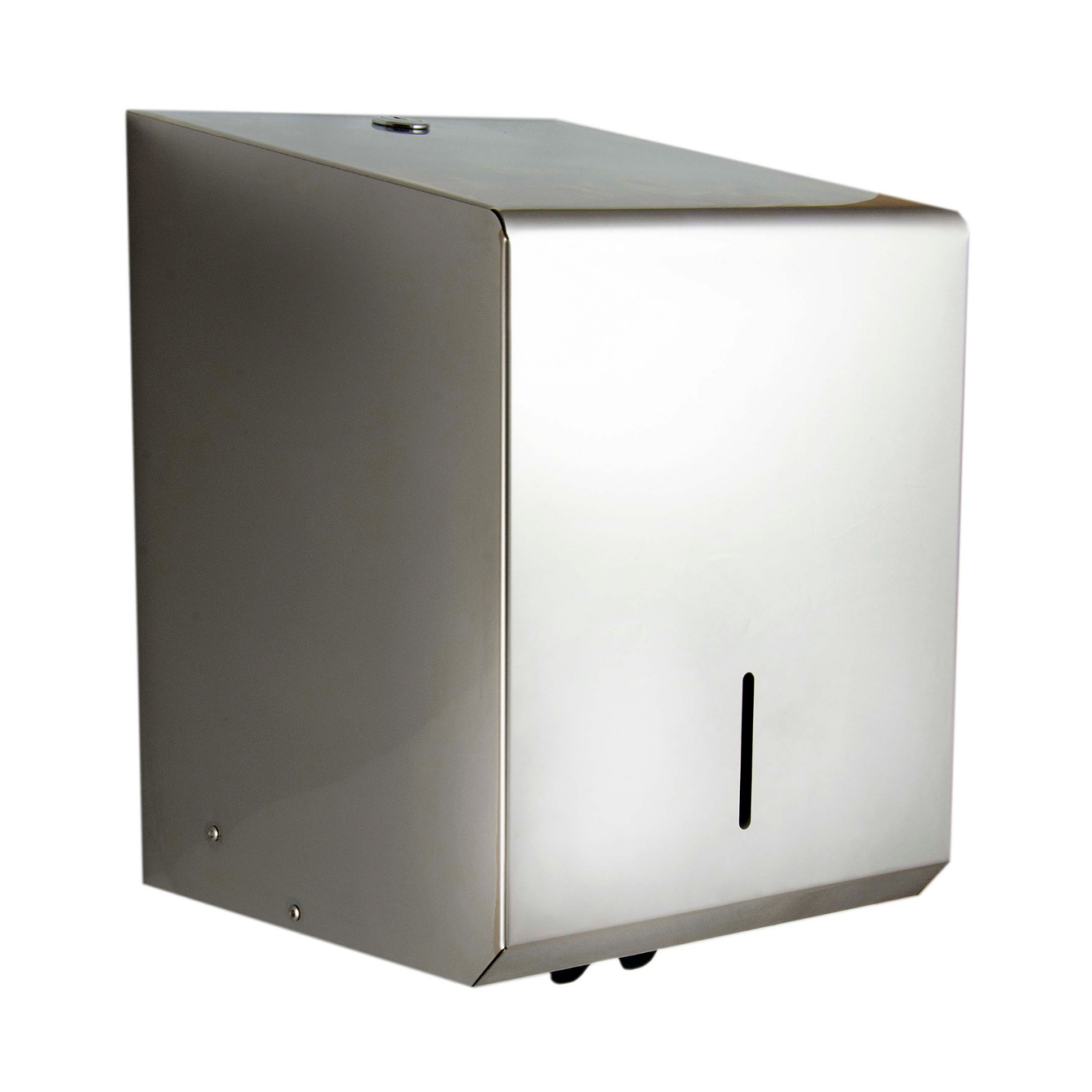 Polished Stainless Steel Centrefeed Dispenser - Lime Sustainable Supplies