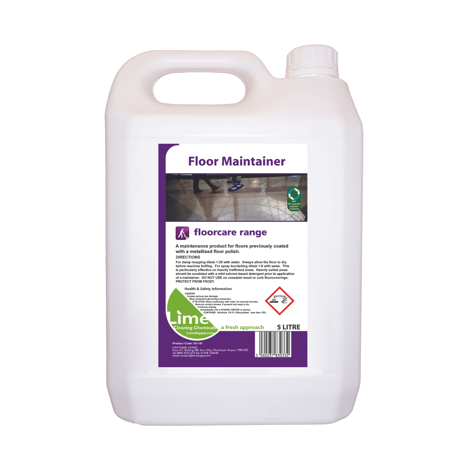 Floor maintainer 2x5lt - Lime Sustainable Supplies