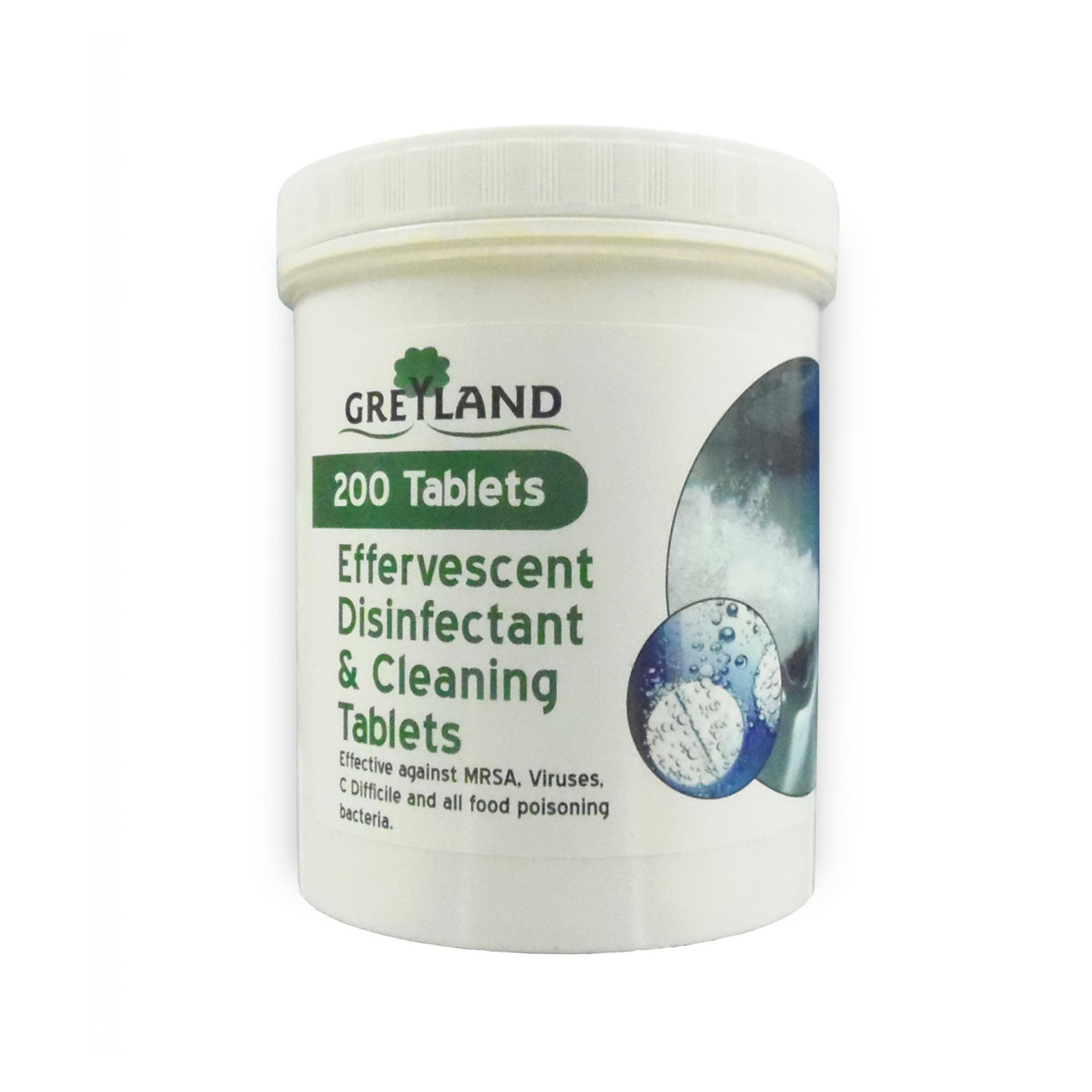 Effervescent disinfectant, cleaning & sanitising chlorine tablets ...