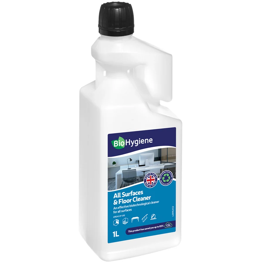 BioHygiene All Surfaces and Floor Super Concentrate 1lt (Optic) - Lime ...