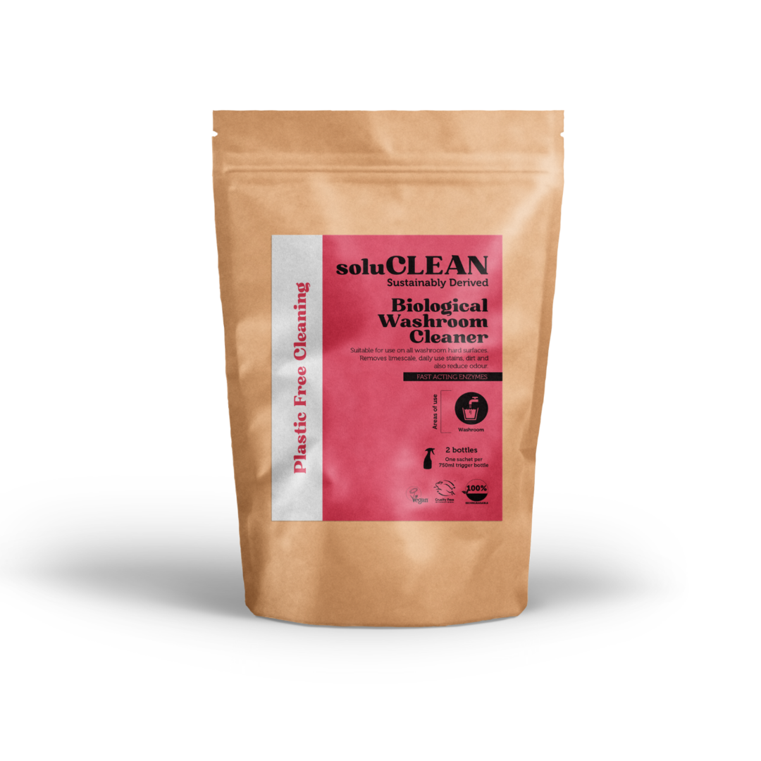SoluClean Biological Washroom Cleaner Sachets (Twin pack) - Lime ...