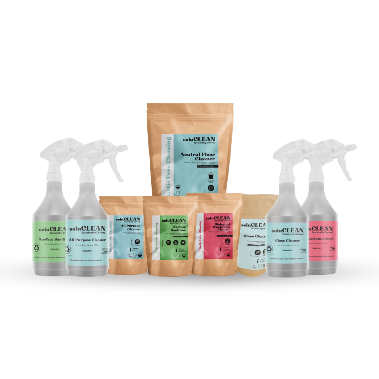 Soluclean Cleaning Product Starter Pack - Lime Sustainable Supplies