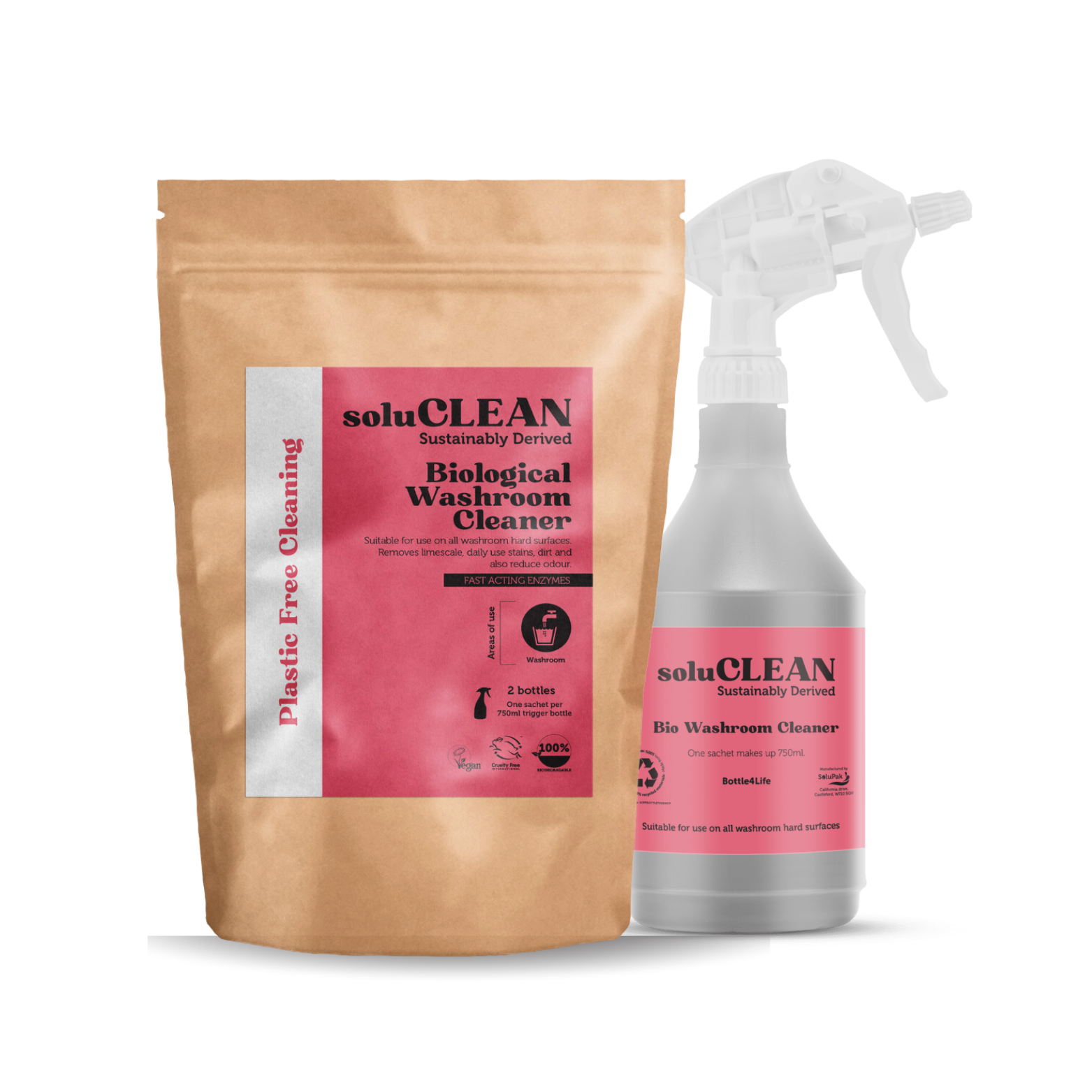 Soluclean Biological Washroom Starter Pack - Lime Sustainable Supplies