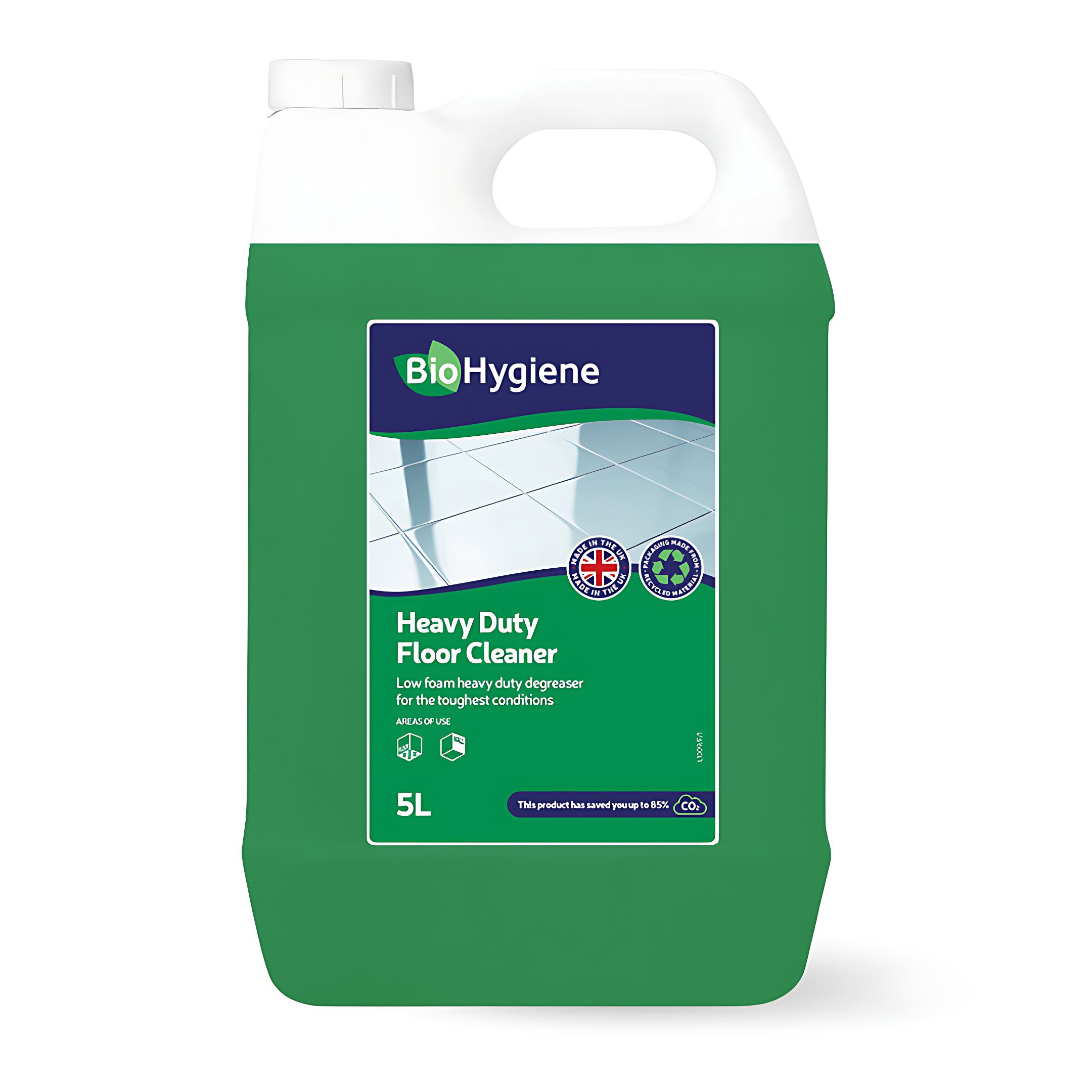BioHygiene Heavy Duty Floor Cleaner 2x5ltr - Lime Sustainable Supplies